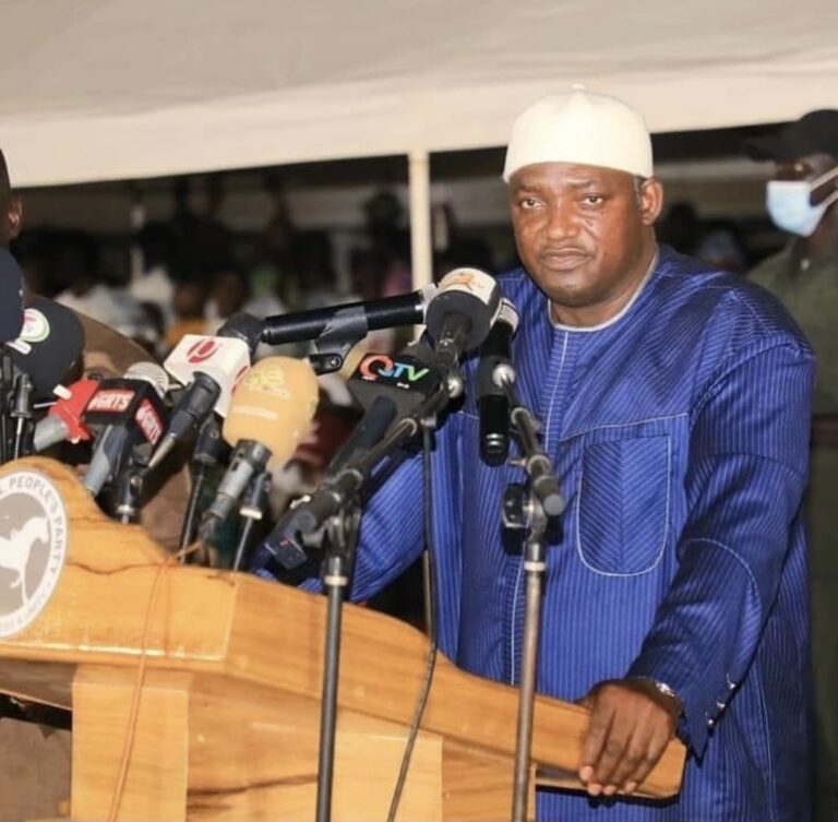 President Barrow says he will seek third term in 2026