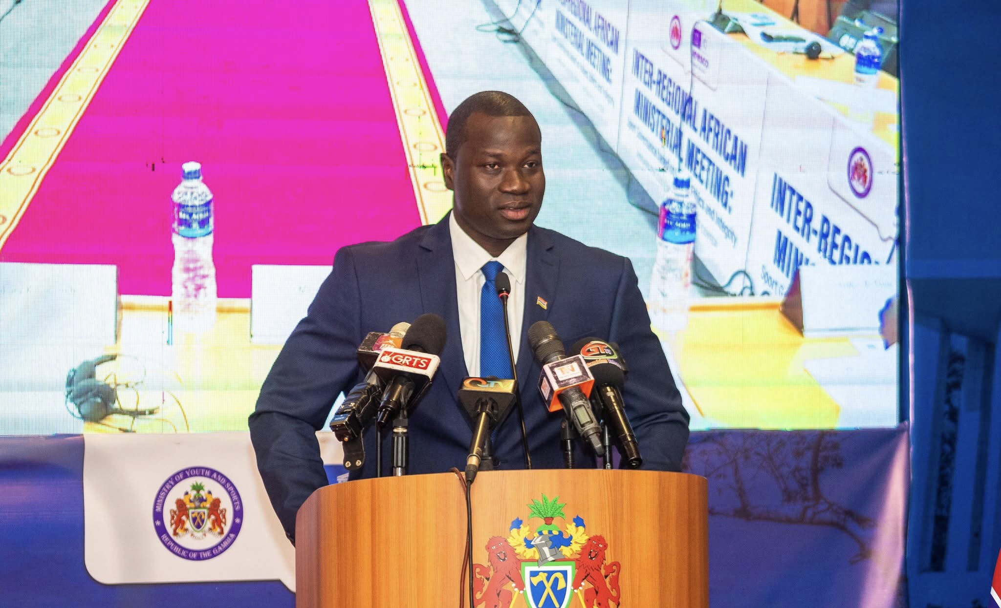Gambia’s sports minister Badjie calls for fight against doping in sports