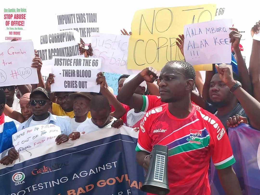 Gambians stage mass protest against corruption and bad governance